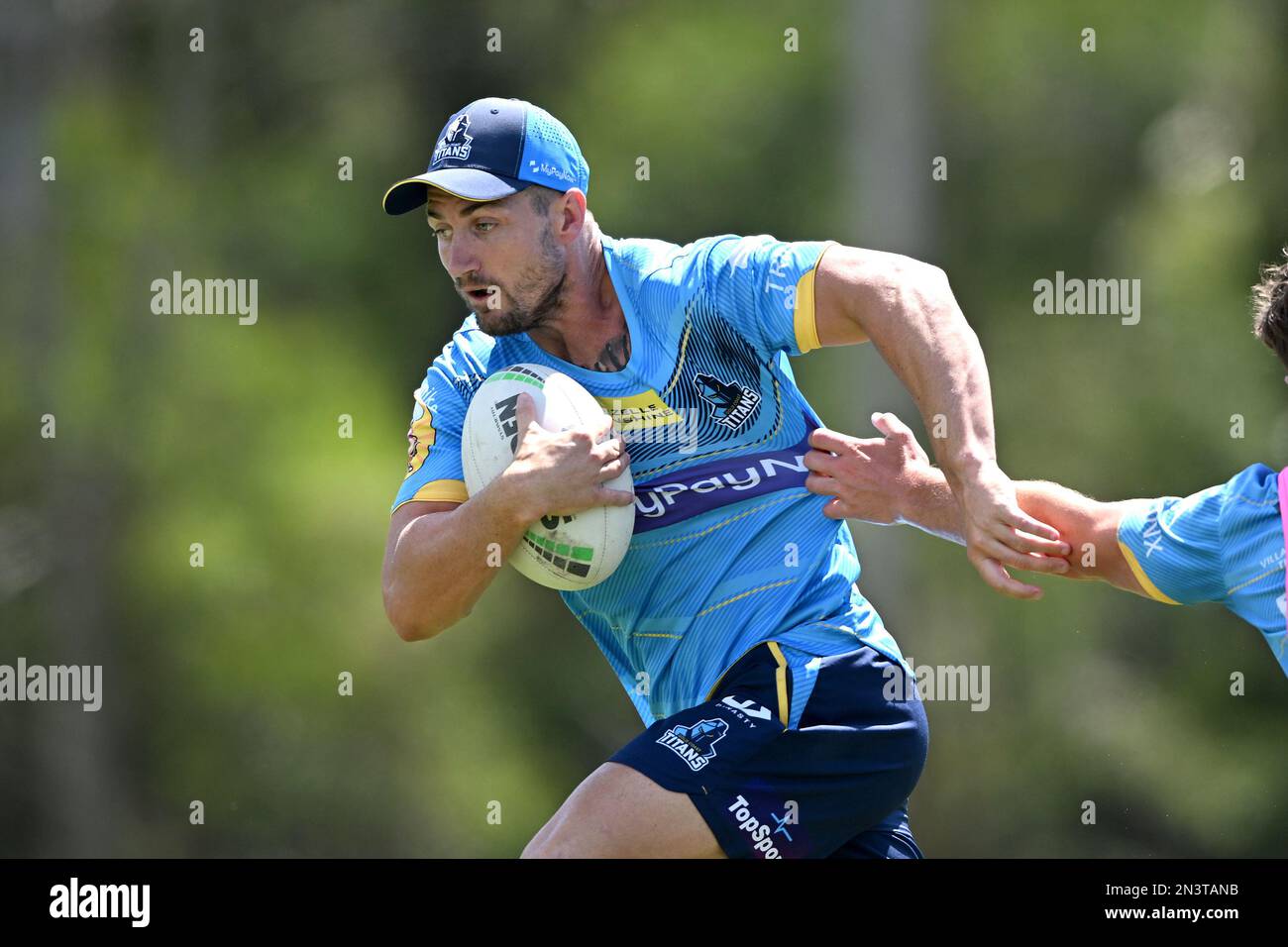 Kieran Foran during a Gold Coast Titans NRL training session at IKON ...