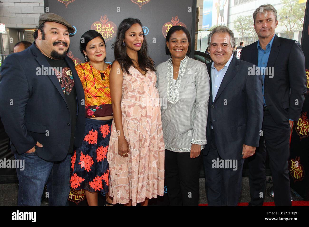 Director Jorge R. Gutierrez, Sandra Equihua, Zoe Saldana, Vanessa ...