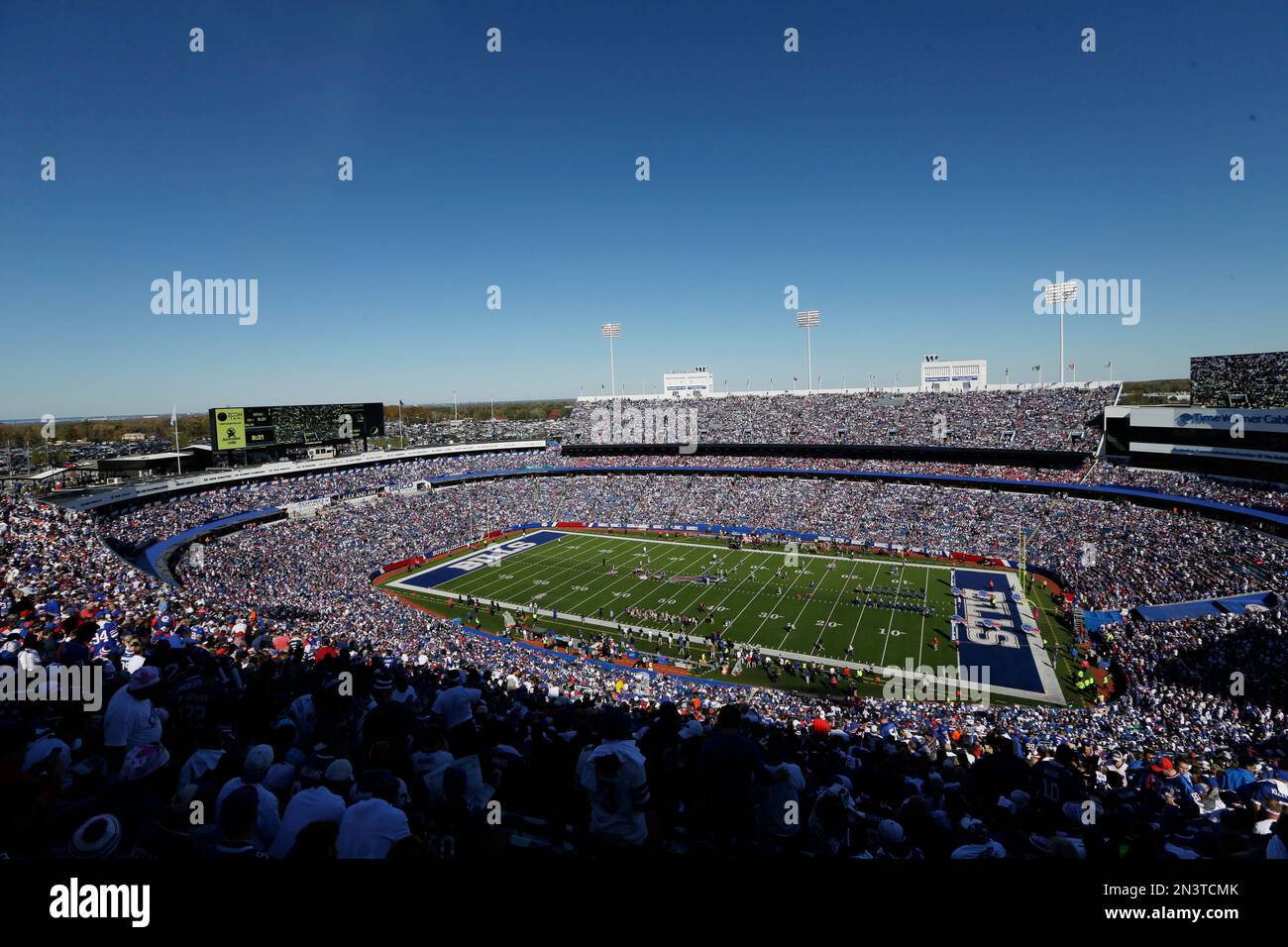 Fans Gather During A Pre Game Ceremony To Announce New Buffalo Bills