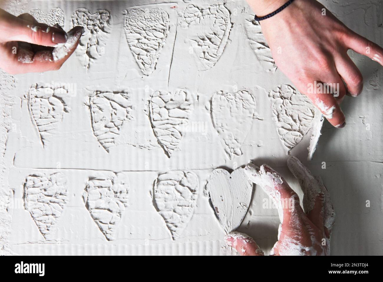 Stamps on hand hi-res stock photography and images - Alamy