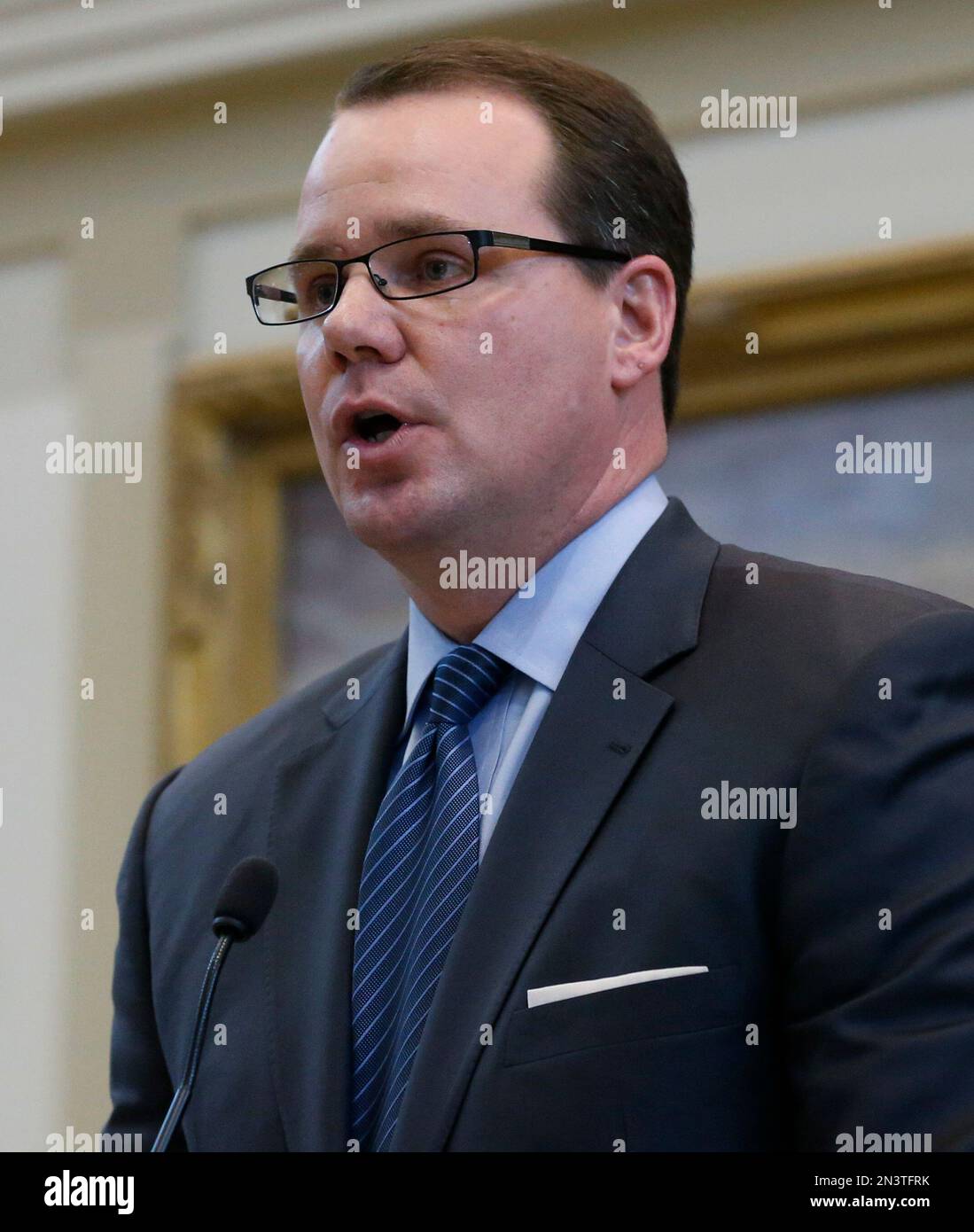 FILE - In this Monday, Feb. 3, 2014 file photo, Oklahoma Lt. Gov. Todd ...