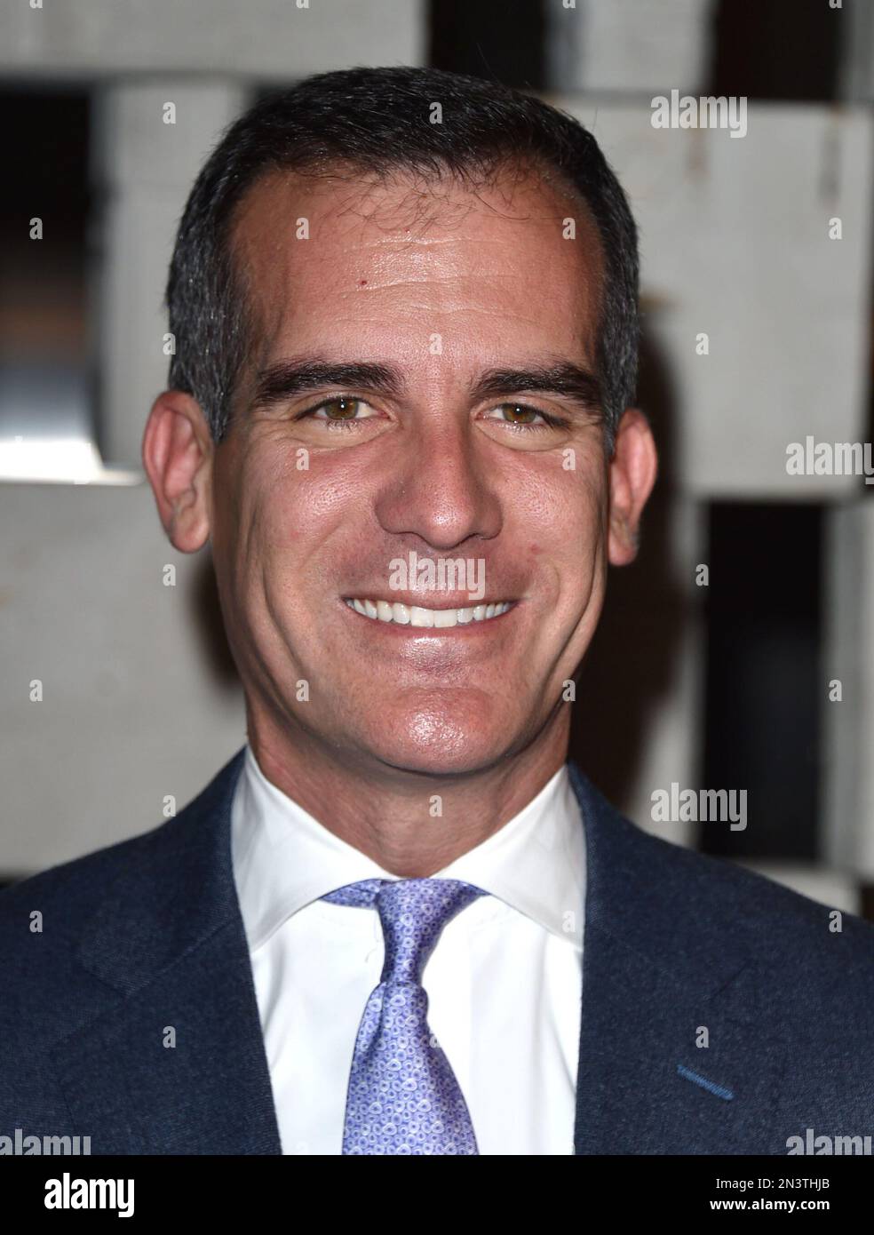 Los Angeles Mayor Eric Garcetti arrives to the Hammer Museum's "Gala In ...