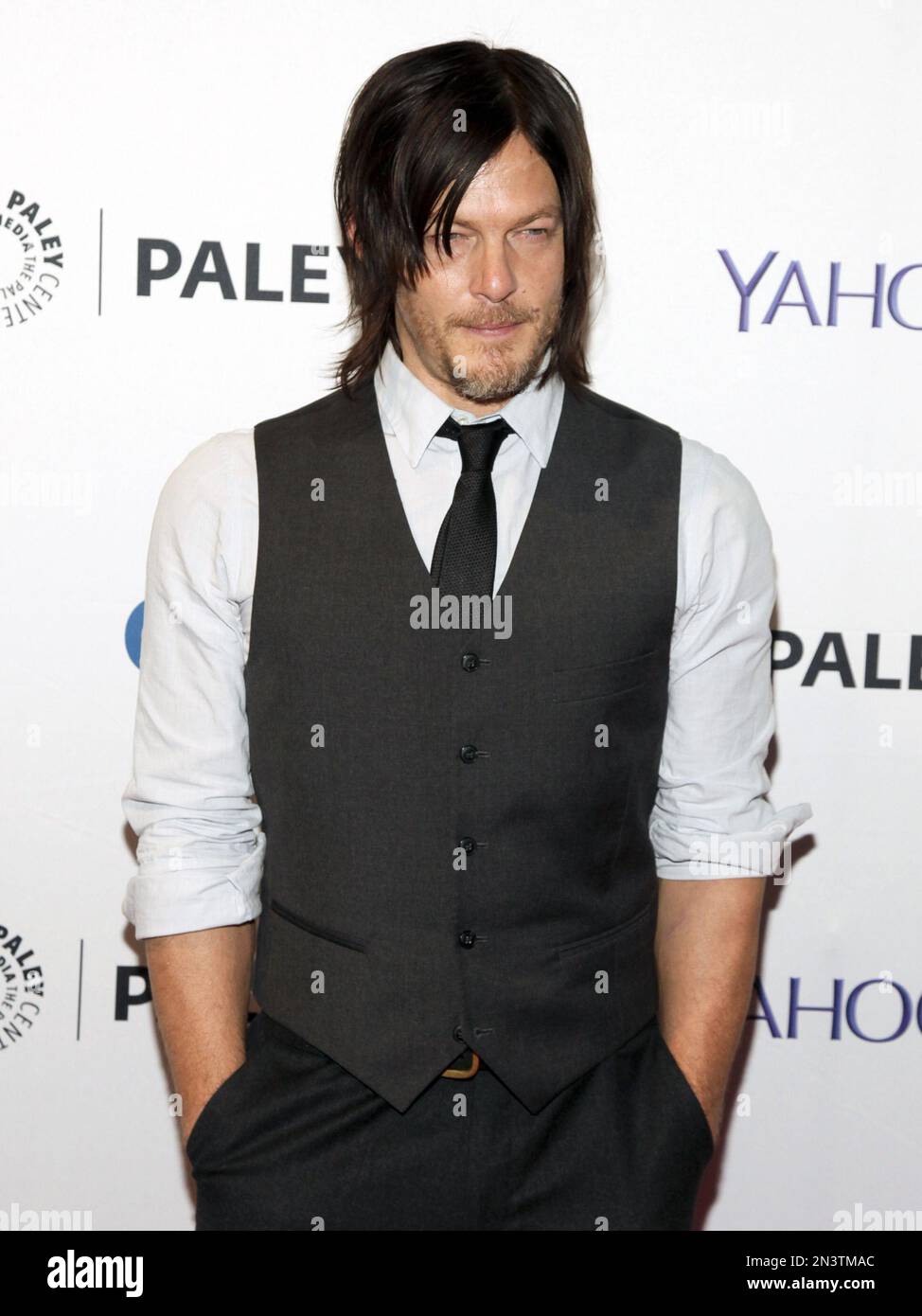 Norman Reedus attends the PaleyFest New York "The Walking Dead" panel ...