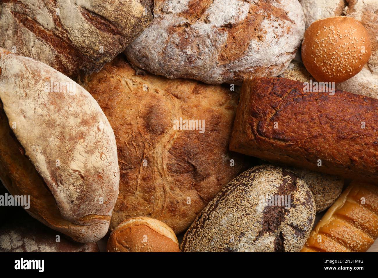 Loaves of various kinds of bread hi-res stock photography and images ...
