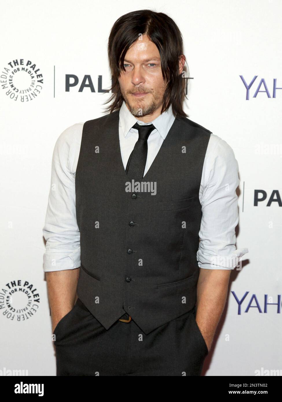 Norman Reedus attends the PaleyFest New York "The Walking Dead" panel ...