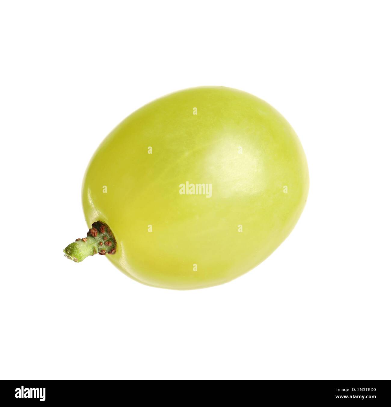 Delicious ripe green grape isolated on white Stock Photo - Alamy