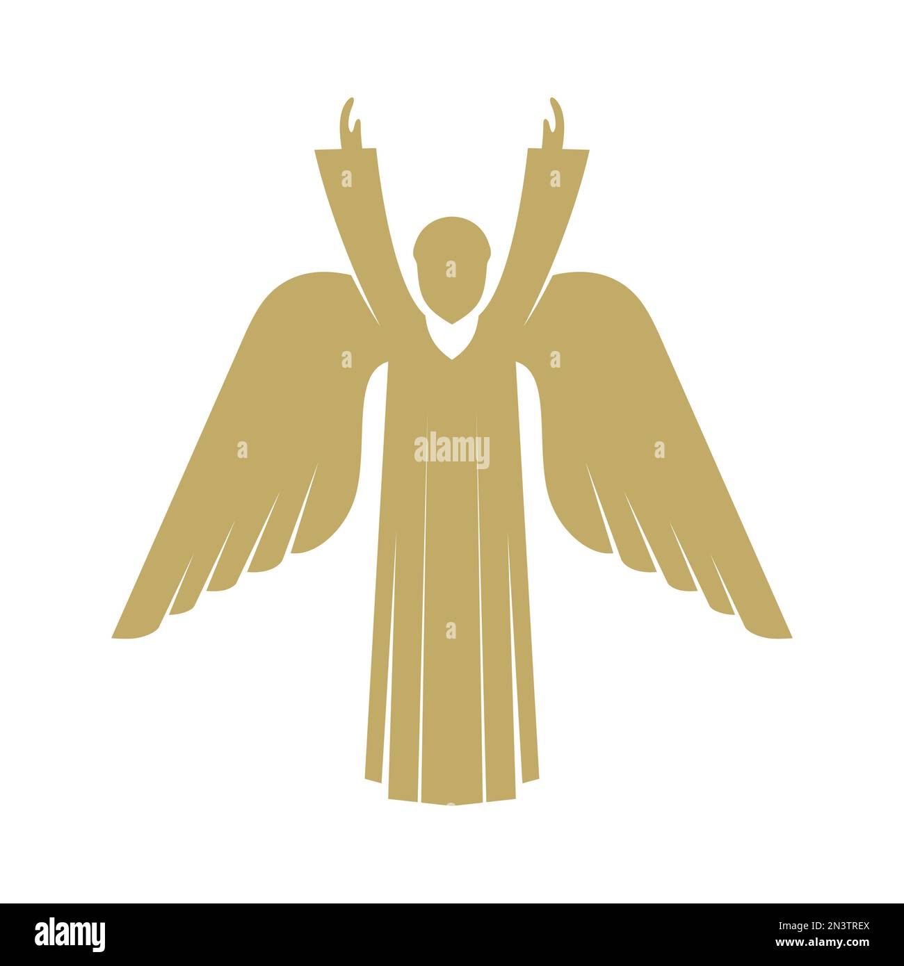 Vector illustration. The angel is God's herald Stock Vector Image & Art ...