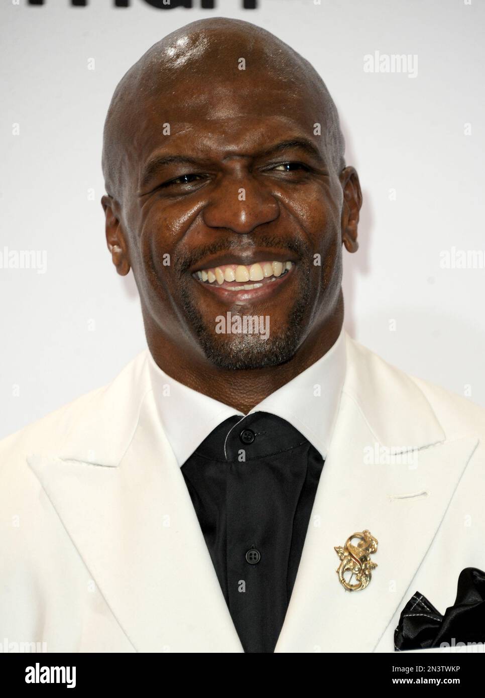 Terry Crews poses in the press room at the NCLR ALMA Awards at the ...