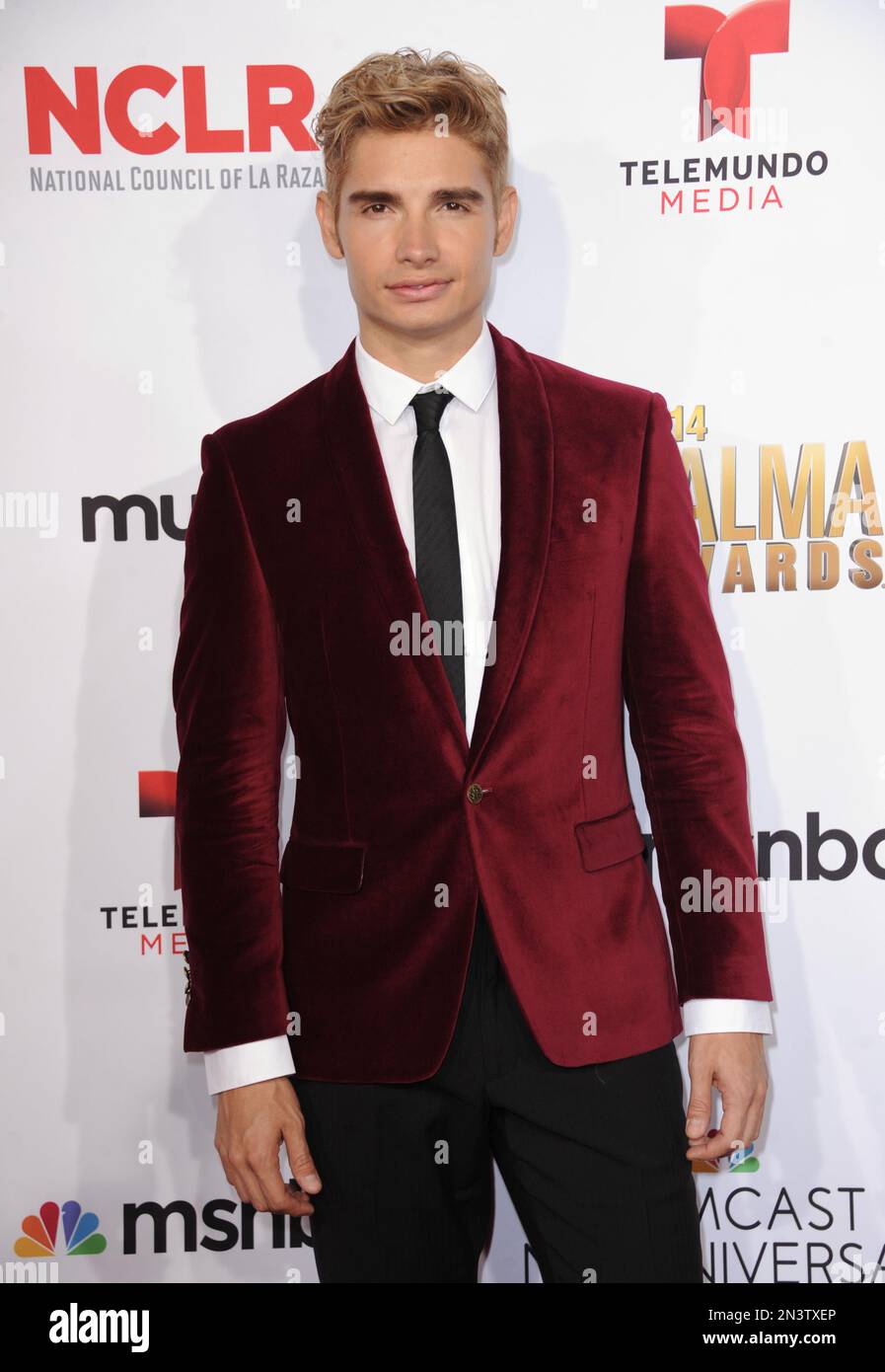 Christian Acosta arrives at the NCLR ALMA Awards at the Pasadena Civic ...
