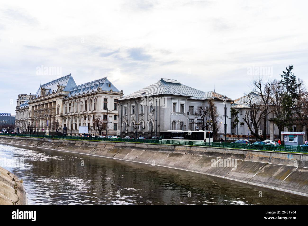 Historic building architecture in Bucharest, Romania, 2022 Stock Photo ...