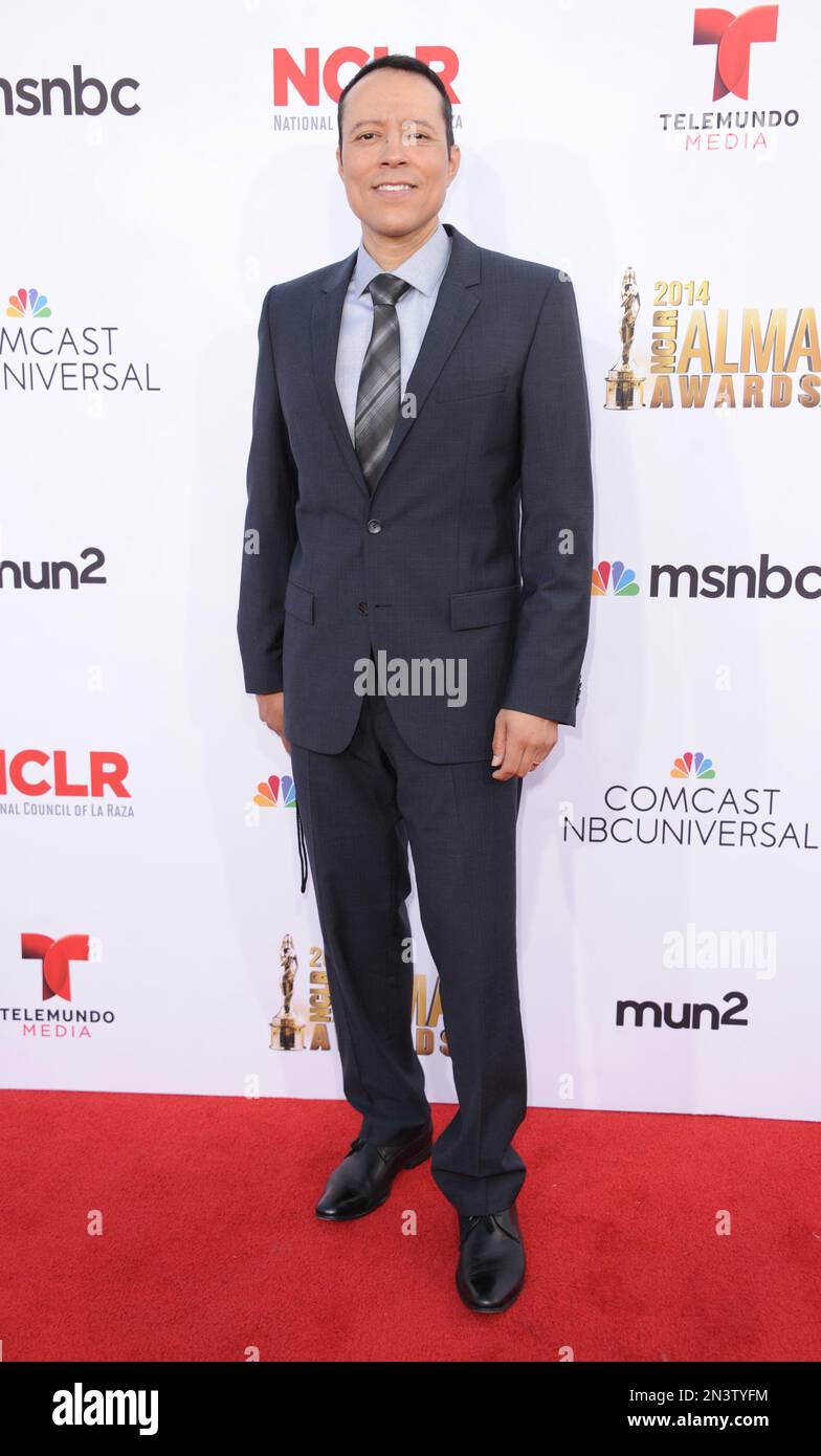 Yancey Arias arrives at the NCLR ALMA Awards at the Pasadena Civic ...