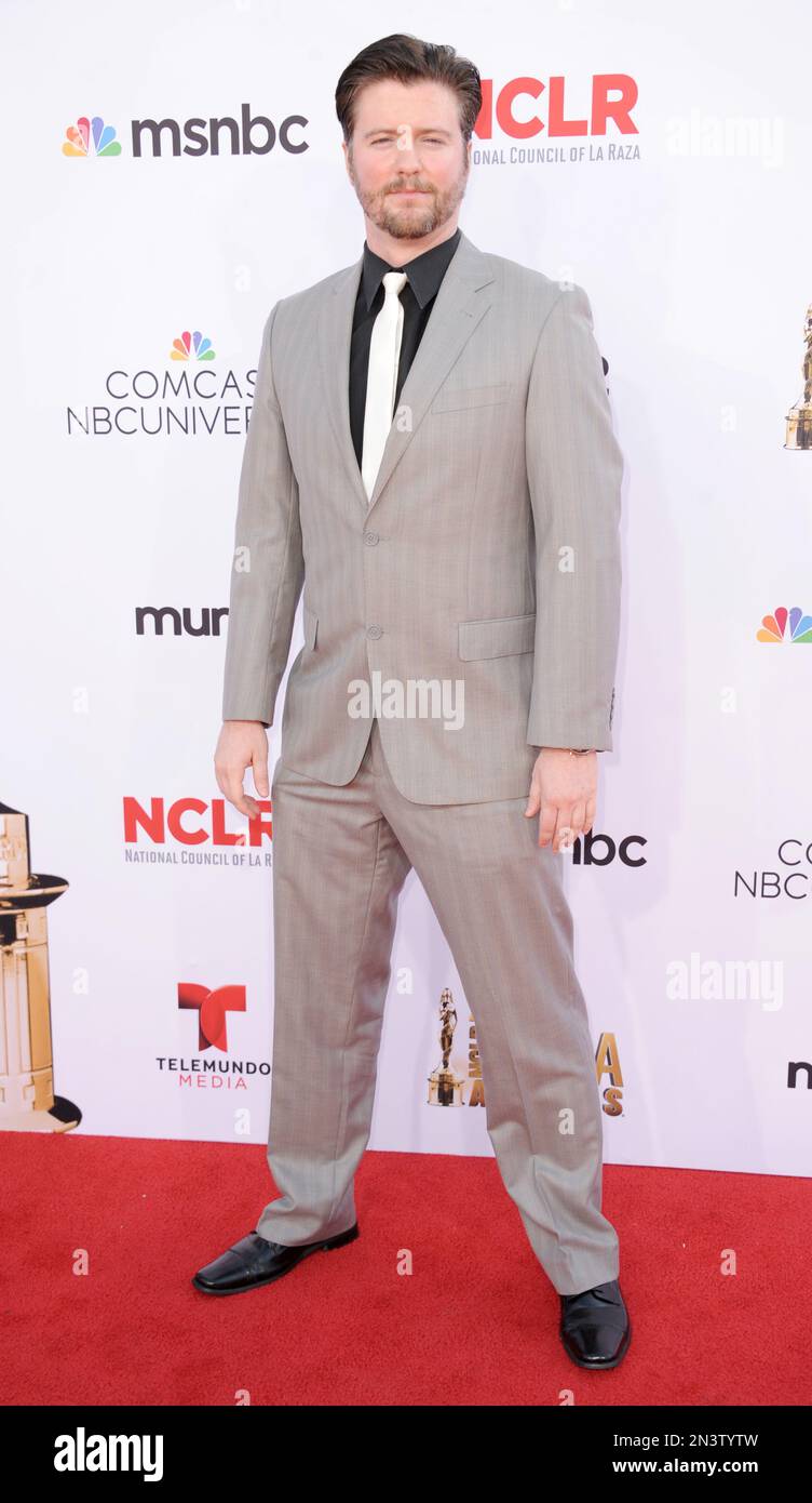 David J. Phillips arrives at the NCLR ALMA Awards at the Pasadena Civic ...