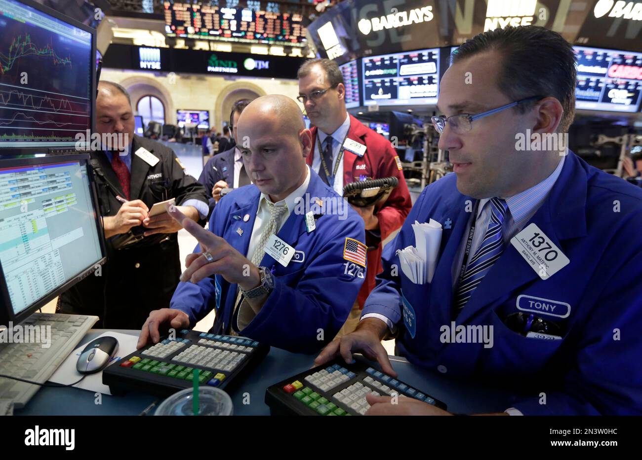 Specialists Mario Picone, and Anthony Matesic, foreground left and ...