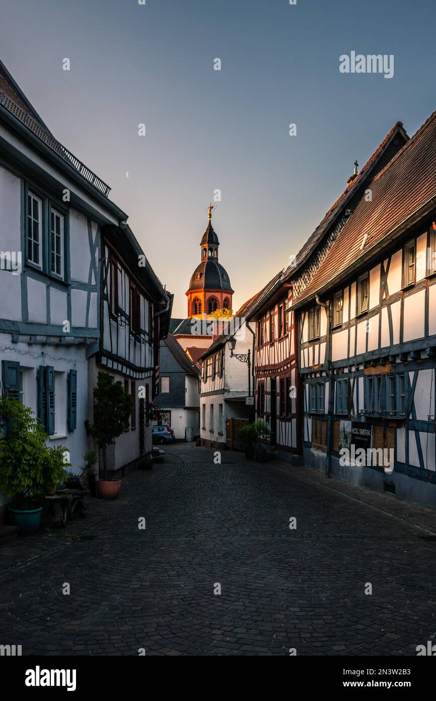 Idstein german half timbered house road hi-res stock photography and ...