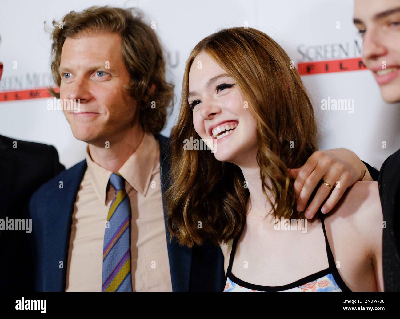 Actress Elle Fanning and director Jake Paltrow attend the "Young Ones ...