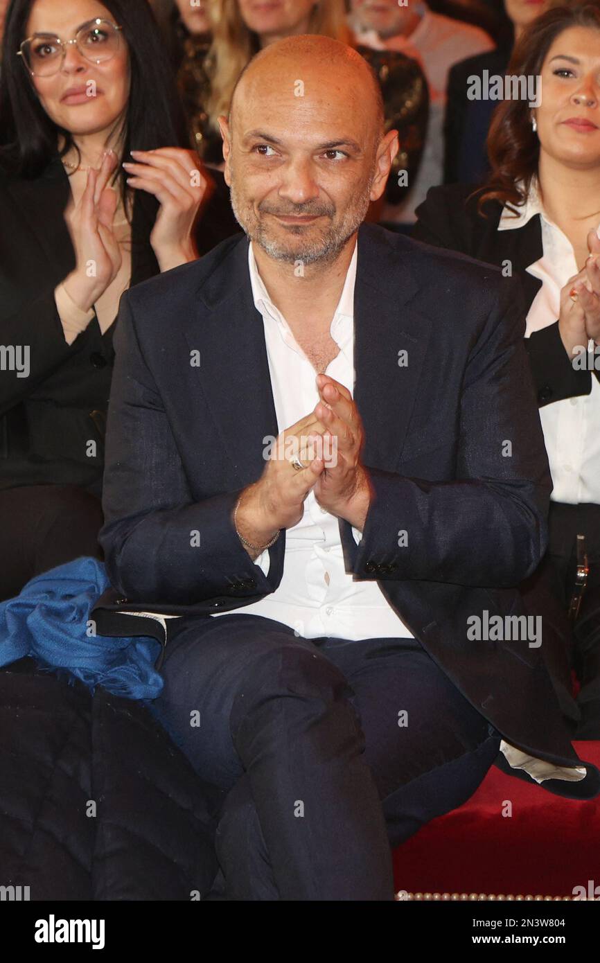 Richard Malka attend the wedding of Marek Halter and Marianne Weitzmann ...