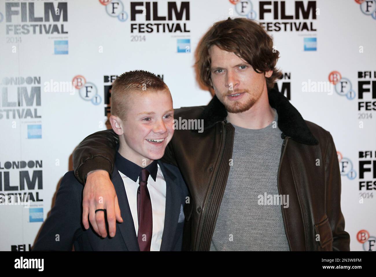 Actors Corey McKinley and Jack O'Connell pose for photographers upon ...