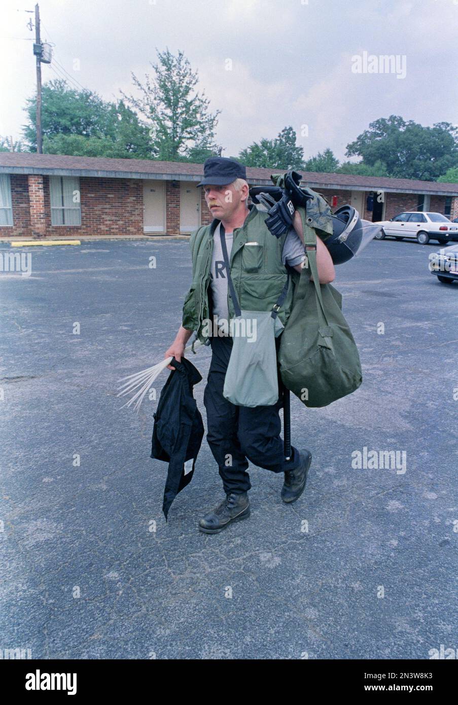 A Federal Bureau of Prisons SORT Team (Special Operations Response Team ...