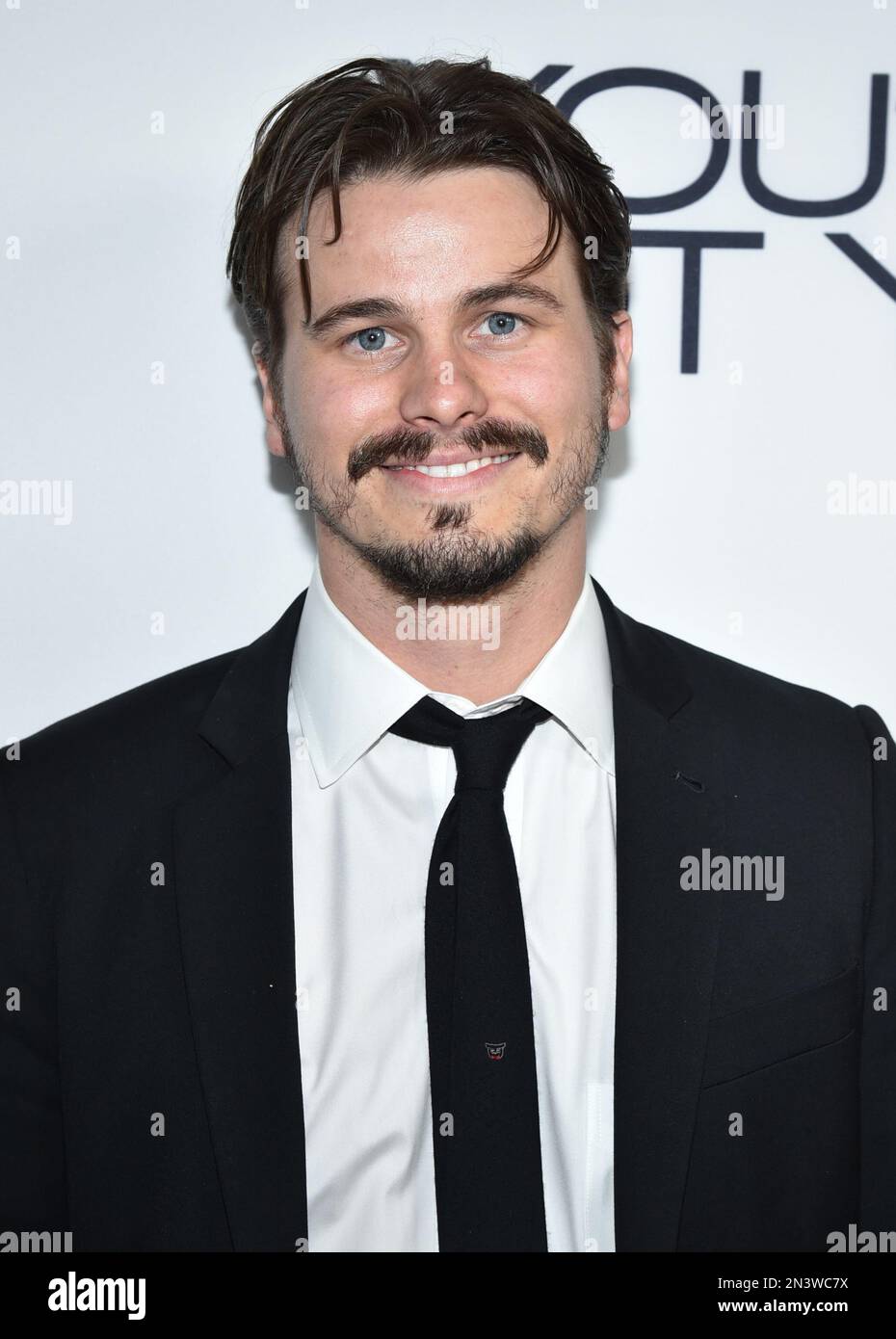 Jason Ritter arrives at the premiere of "You're Not You" at The ...