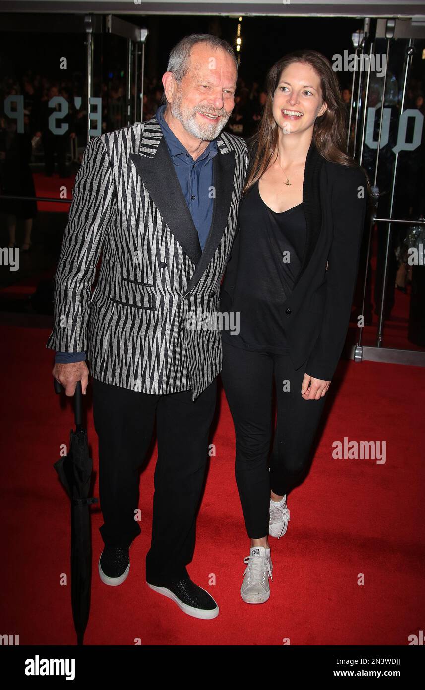 British actor Terry Gillam poses for photographers during the premiere ...