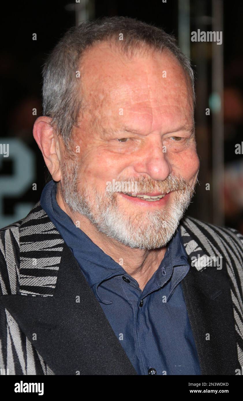 British actor Terry Gillam poses for photographers during the premiere ...