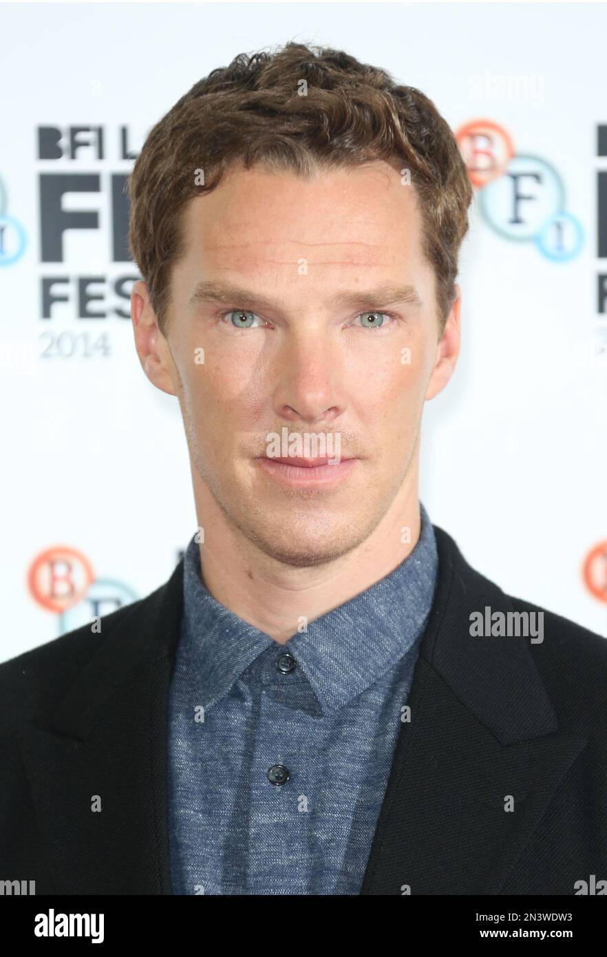British actor Benedict Cumberbatch poses for photographers during the ...