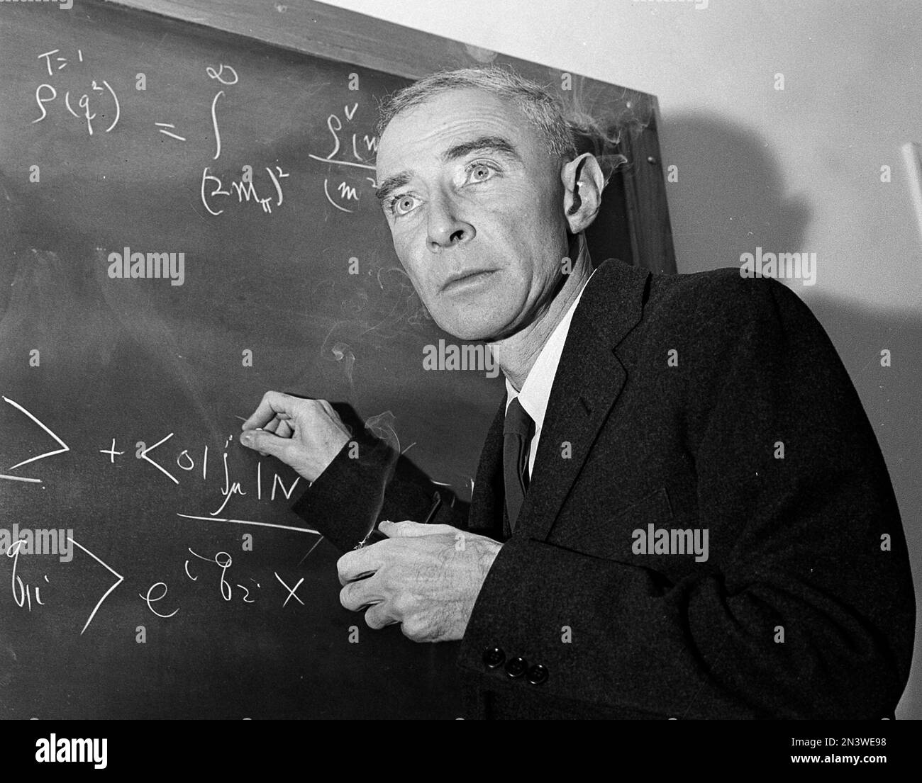 FILE-This Dec. 15, 1957 file photo Dr. J. Robert Oppenheimer, creator ...