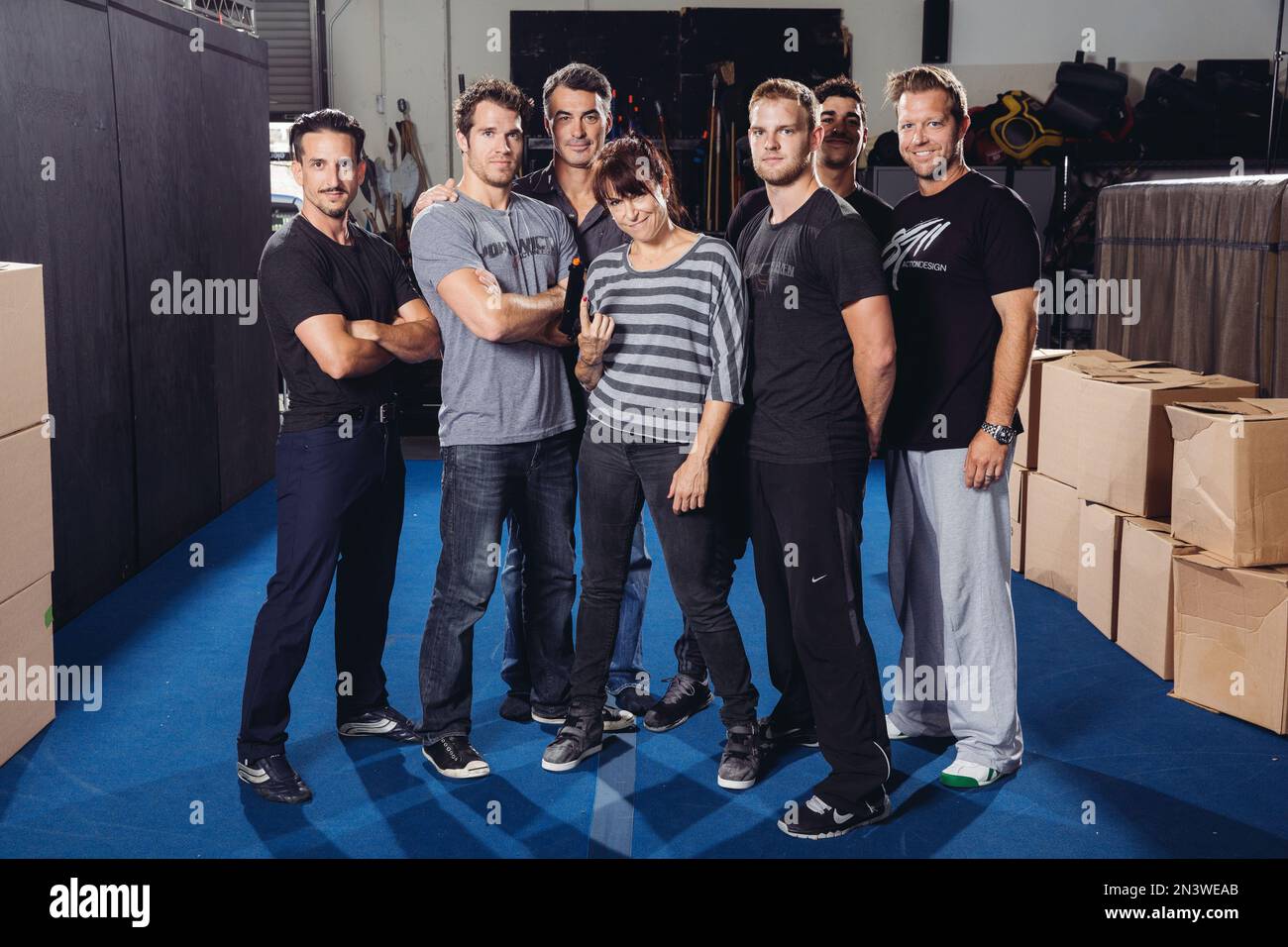 Chad Stahelski and David Leitch, co-directors of John Wick, pose with ...