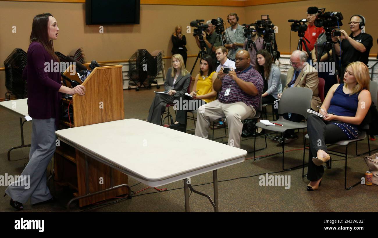 Kelli Hufford speaks about the Sept. 25 death of her mother, 54-year ...