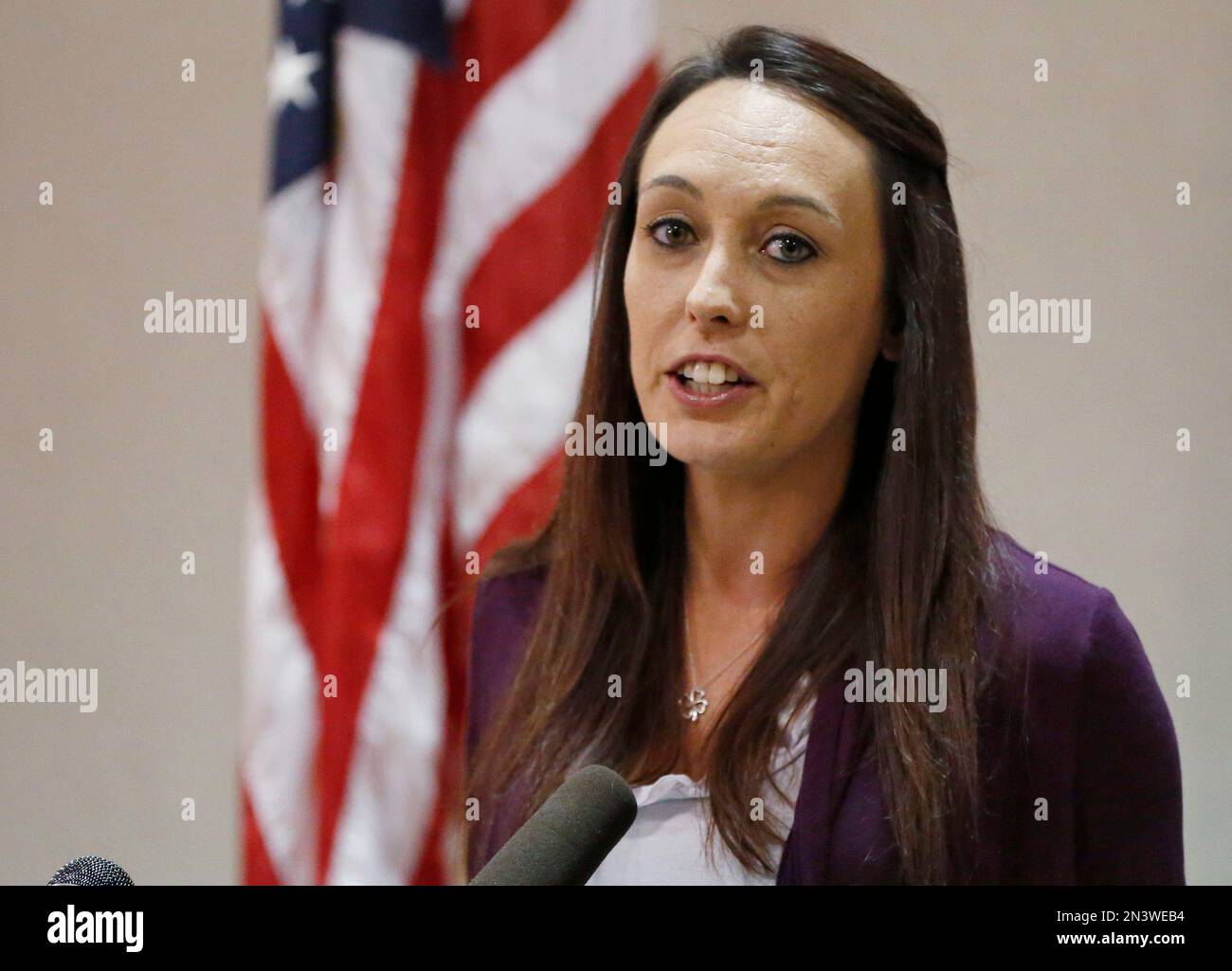 Kelli Hufford speaks about the Sept. 25 death of her mother, 54-year ...