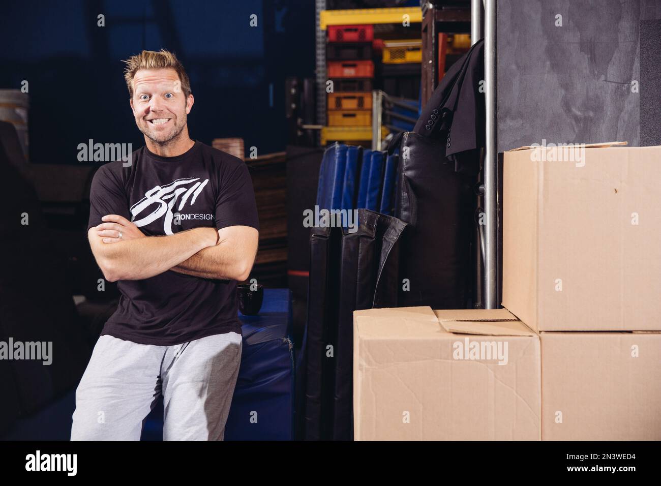 David Leitch, co-director of John Wick, poses for a portrait at ...