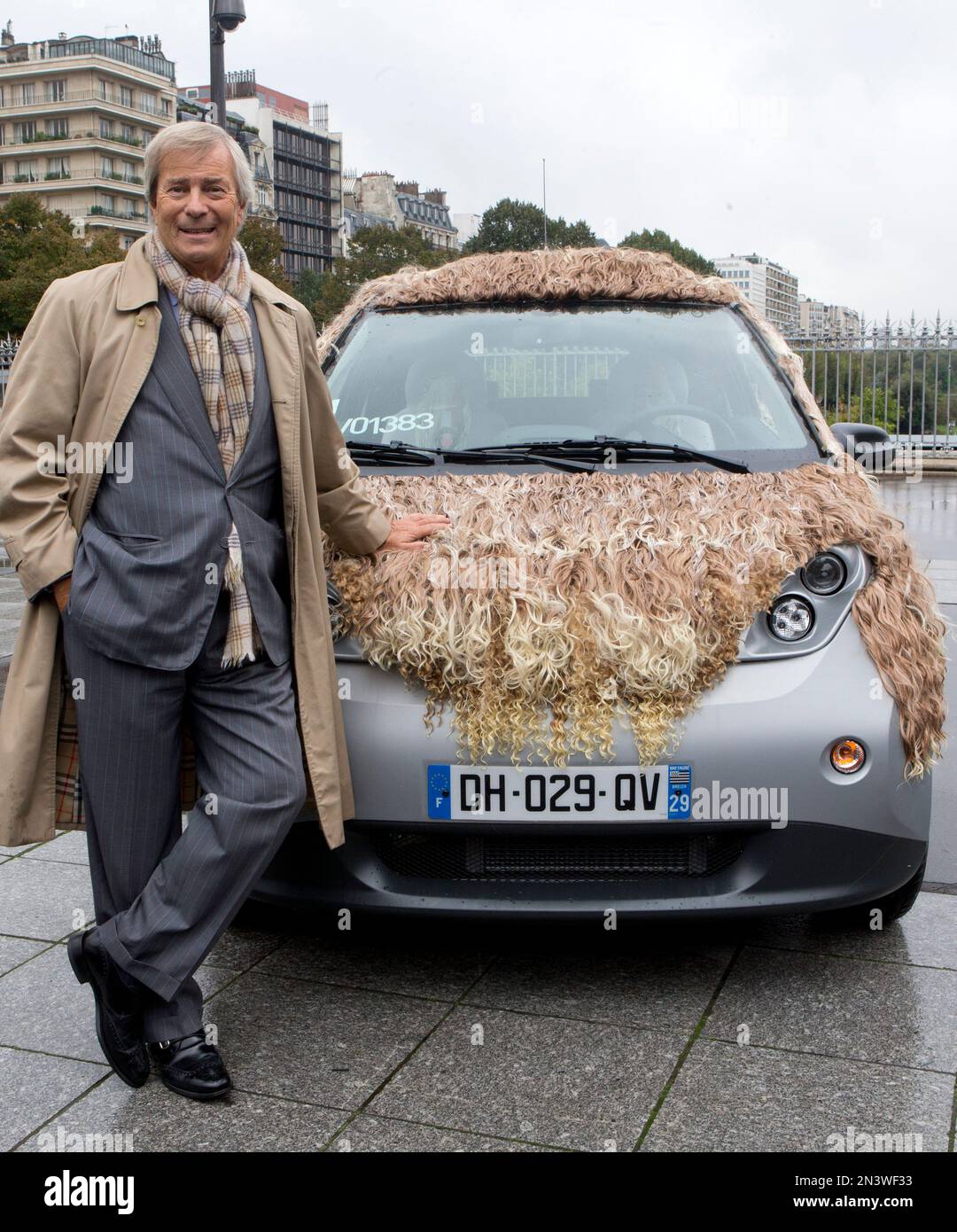 Vincent Bollore, head of the Bollore Group, poses for photographers in ...