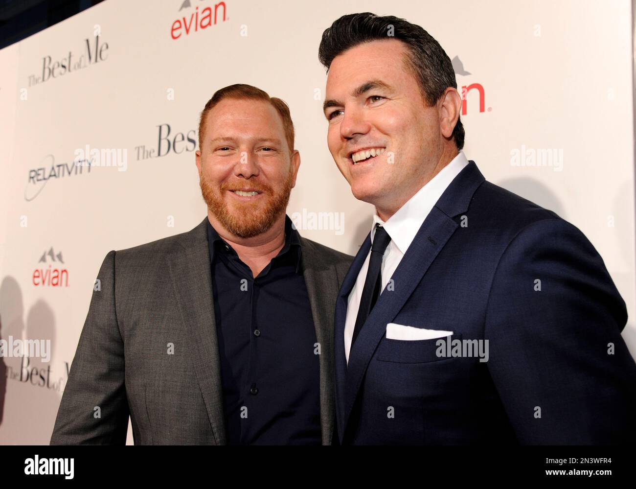 Ryan Kavanaugh, left, founder and CEO of Relativity Media, and ...