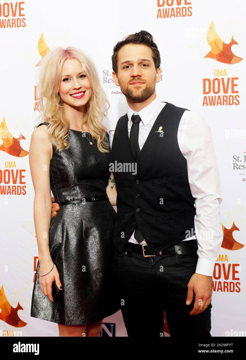 Bryan Fowler and his wife Laci Fowler arrive at Lipscomb University for ...