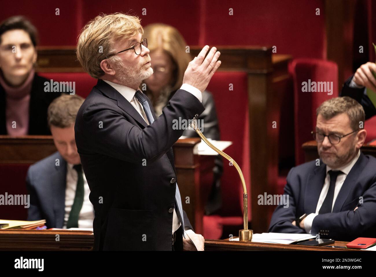 Minister of Agriculture and Food Sovereignty, Marc Fesneau attends a ...