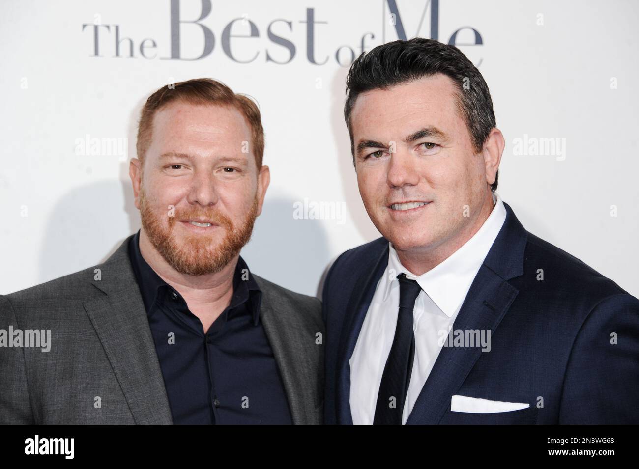 Ryan Kavanaugh, left, and Tucker Tooley arrive at the World Premiere of ...
