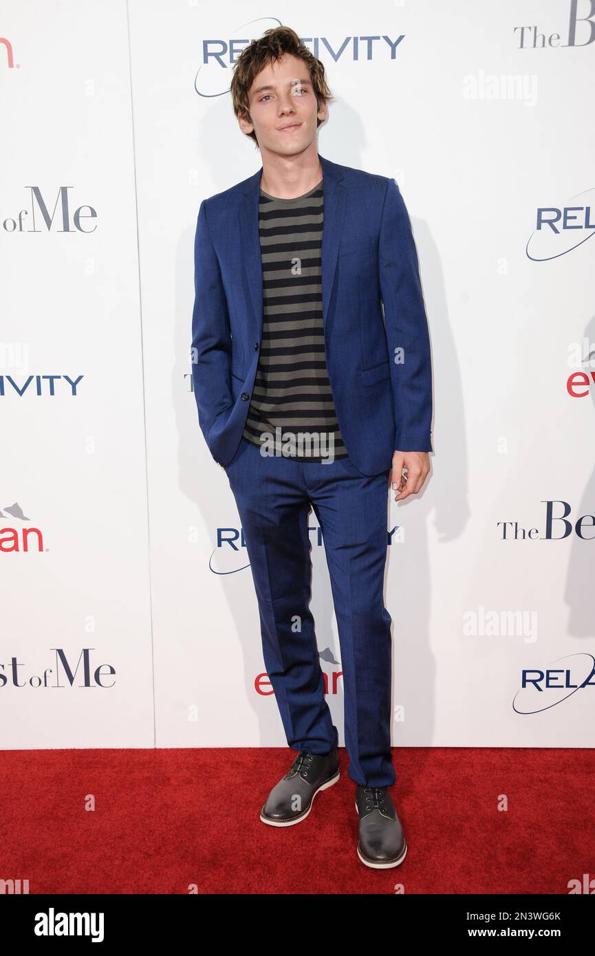 Robby Rasmussen arrives at the World Premiere of "The Best Of Me" on ...