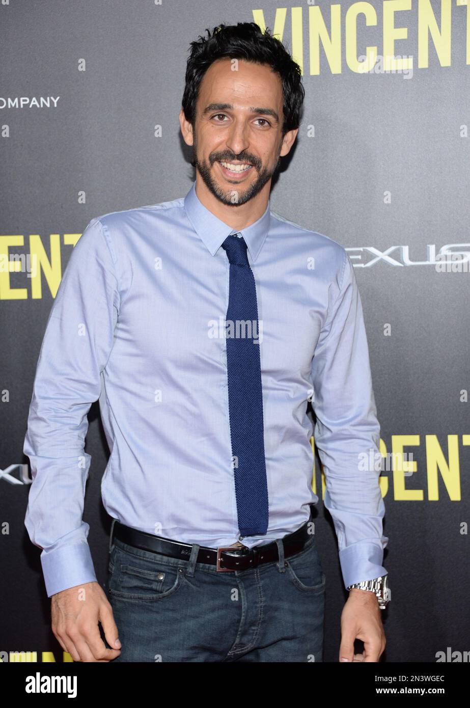 Amir Arison attends the "St. Vincent" premiere at the Ziegfeld Theatre ...