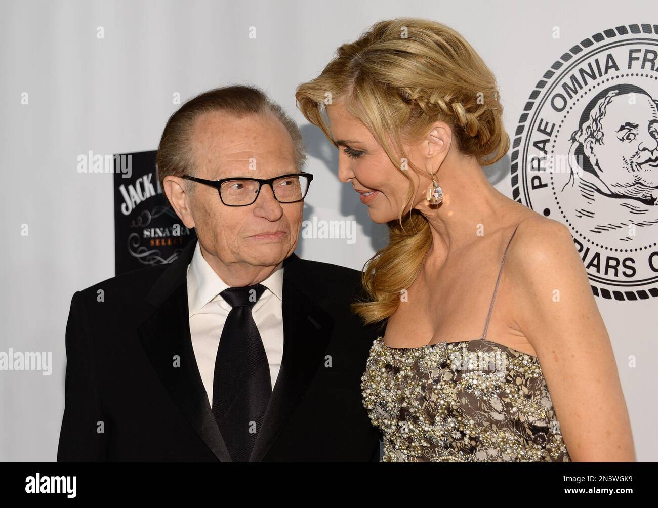 Talk show host Larry King and wife Shawn Southwick attend The Friars ...