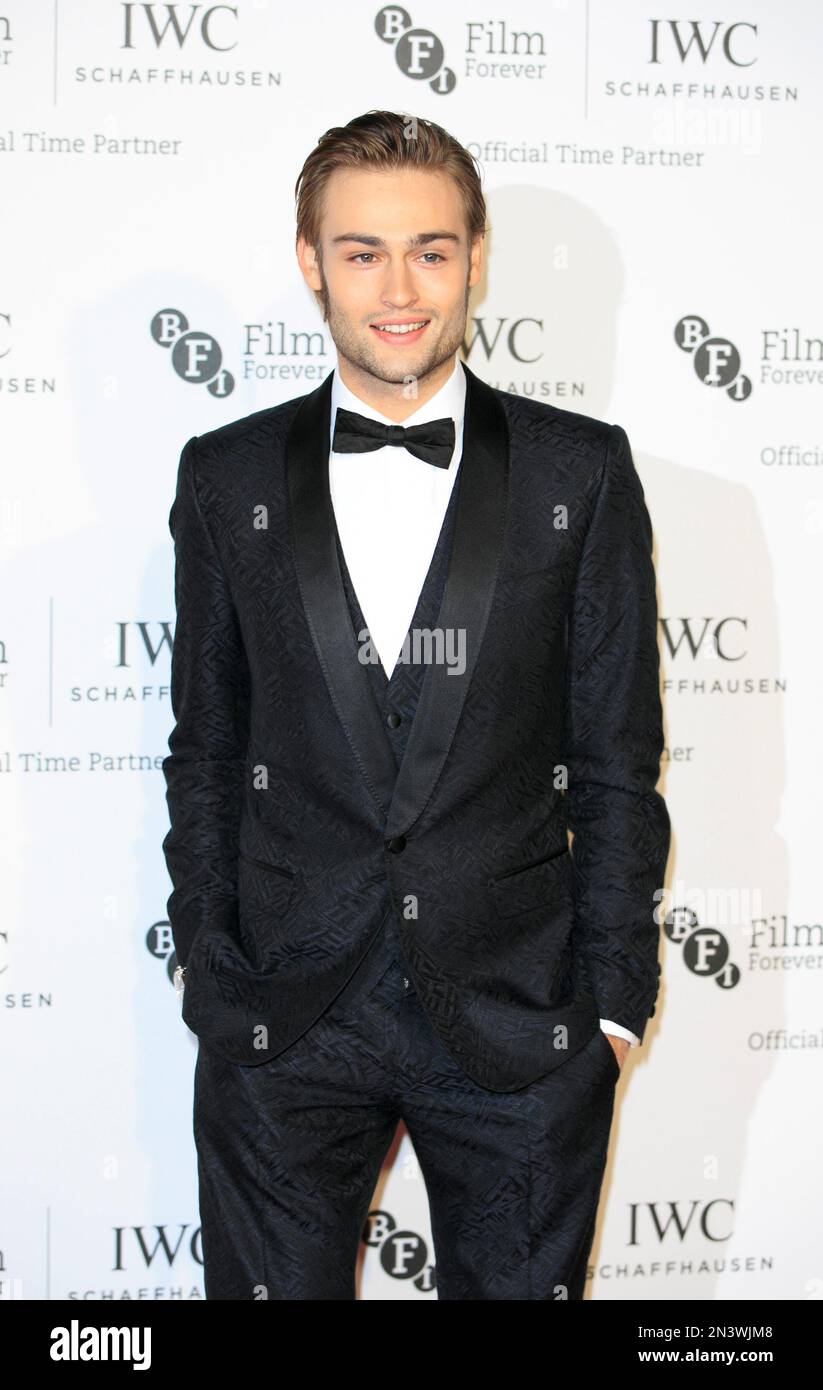 Actor Douglas Booth poses for photographers upon arrival at the British ...