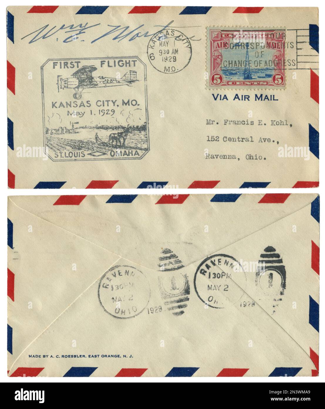 First flight cover Cut Out Stock Images & Pictures - Alamy