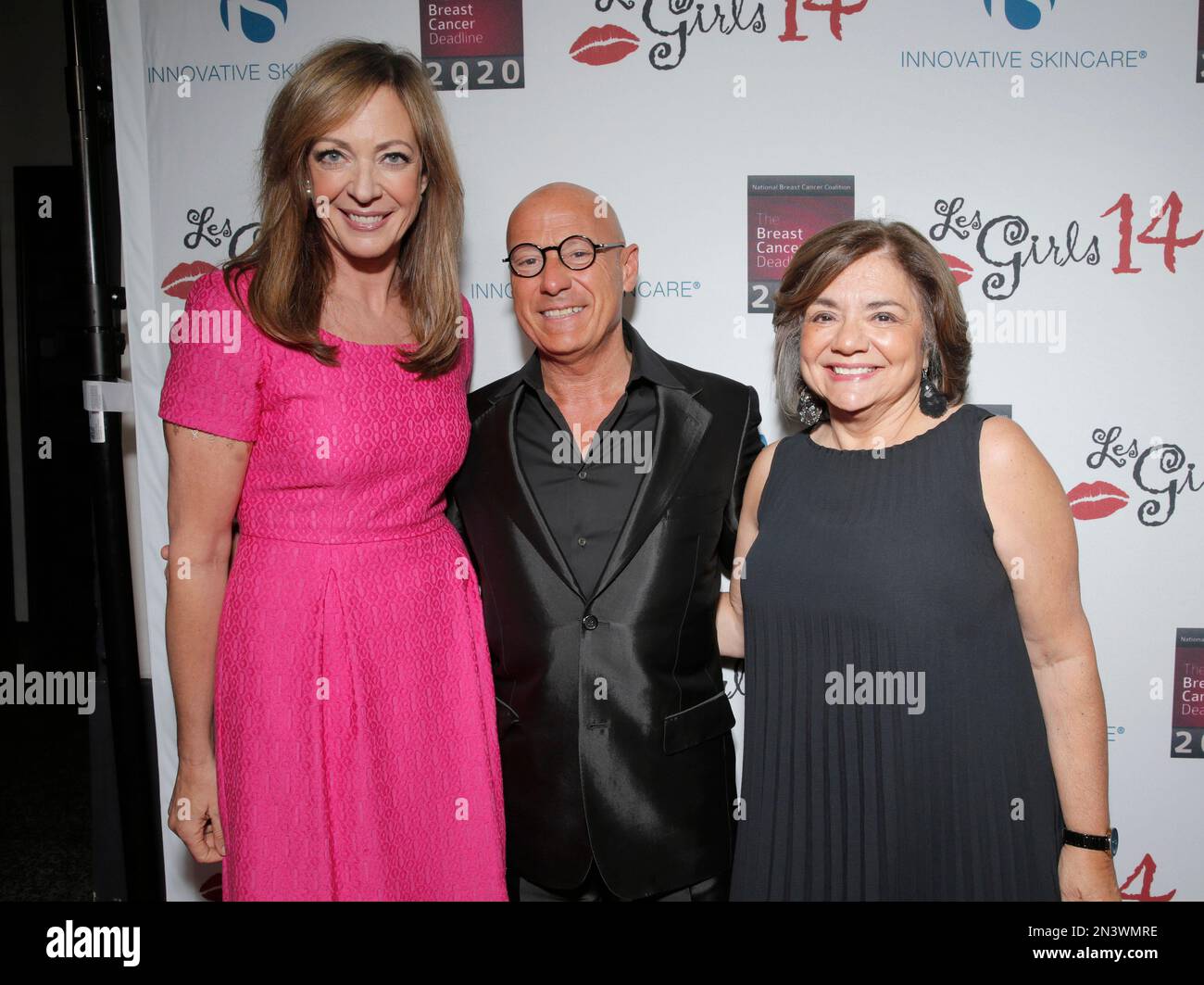 Allison Janney, NBCC's Gerry Bernardi and NBCC President Fran Visco ...