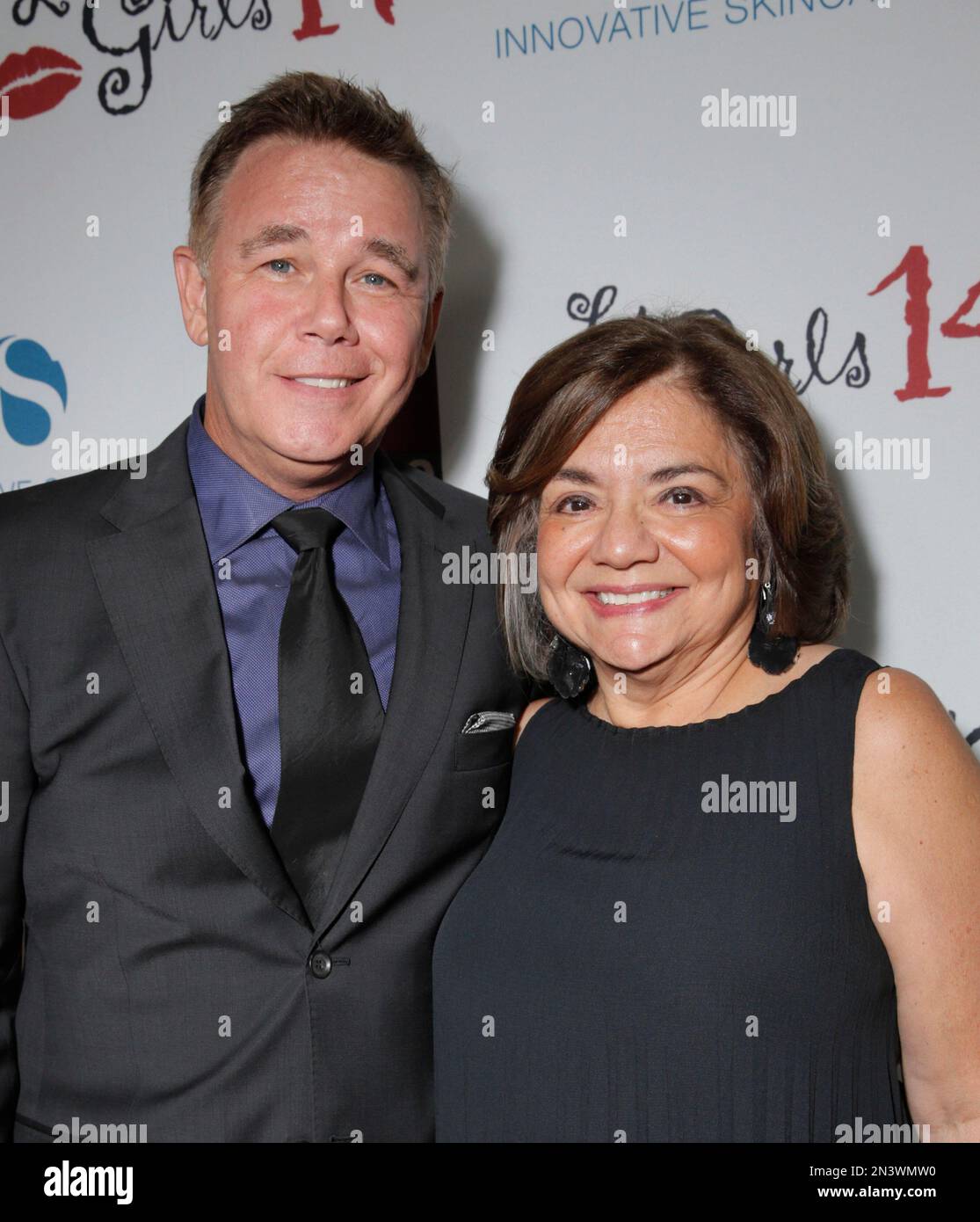 Spencer Garrett and NBCC President Fran Visco attends the 14th annual ...