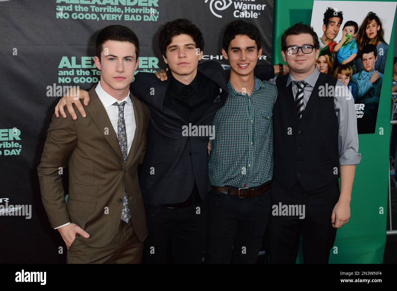 Dylan Minnette, Zack Mendenhall, Braeden Lemasters and Cole Preston of ...