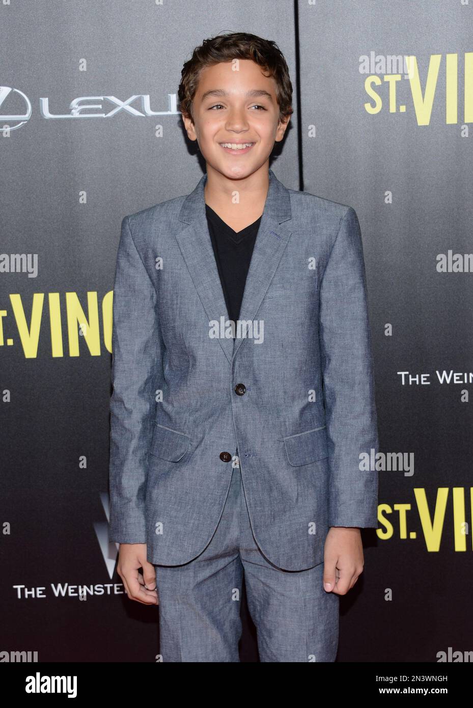 David Iacono attends the "St. Vincent" premiere at the Ziegfeld Theatre ...