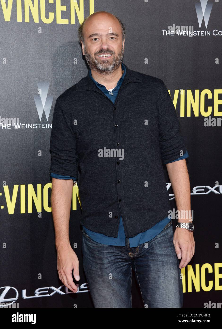 Scott Adsit attends the "St. Vincent" premiere at the Ziegfeld Theatre ...