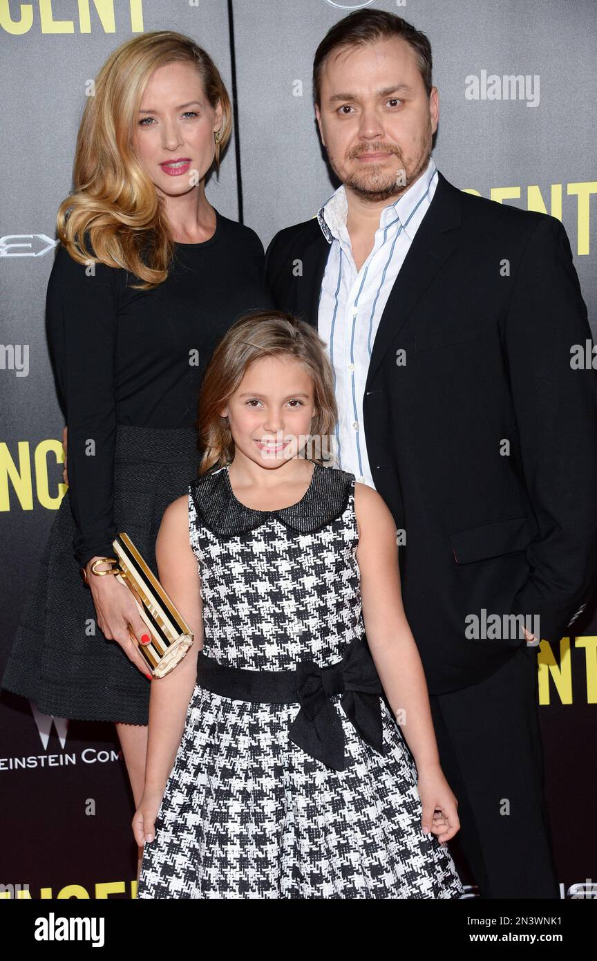 Actor Theodore Melfi poses with his wife Kimberly Quinn and their ...