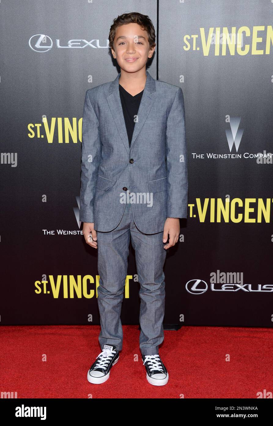 David Iacono attends the "St. Vincent" premiere at the Ziegfeld Theatre ...