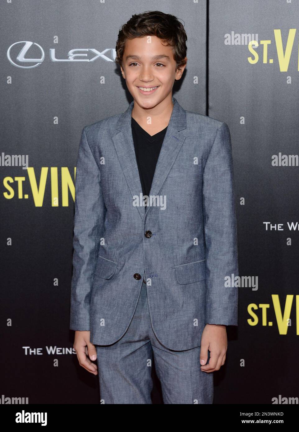 David Iacono attends the "St. Vincent" premiere at the Ziegfeld Theatre ...