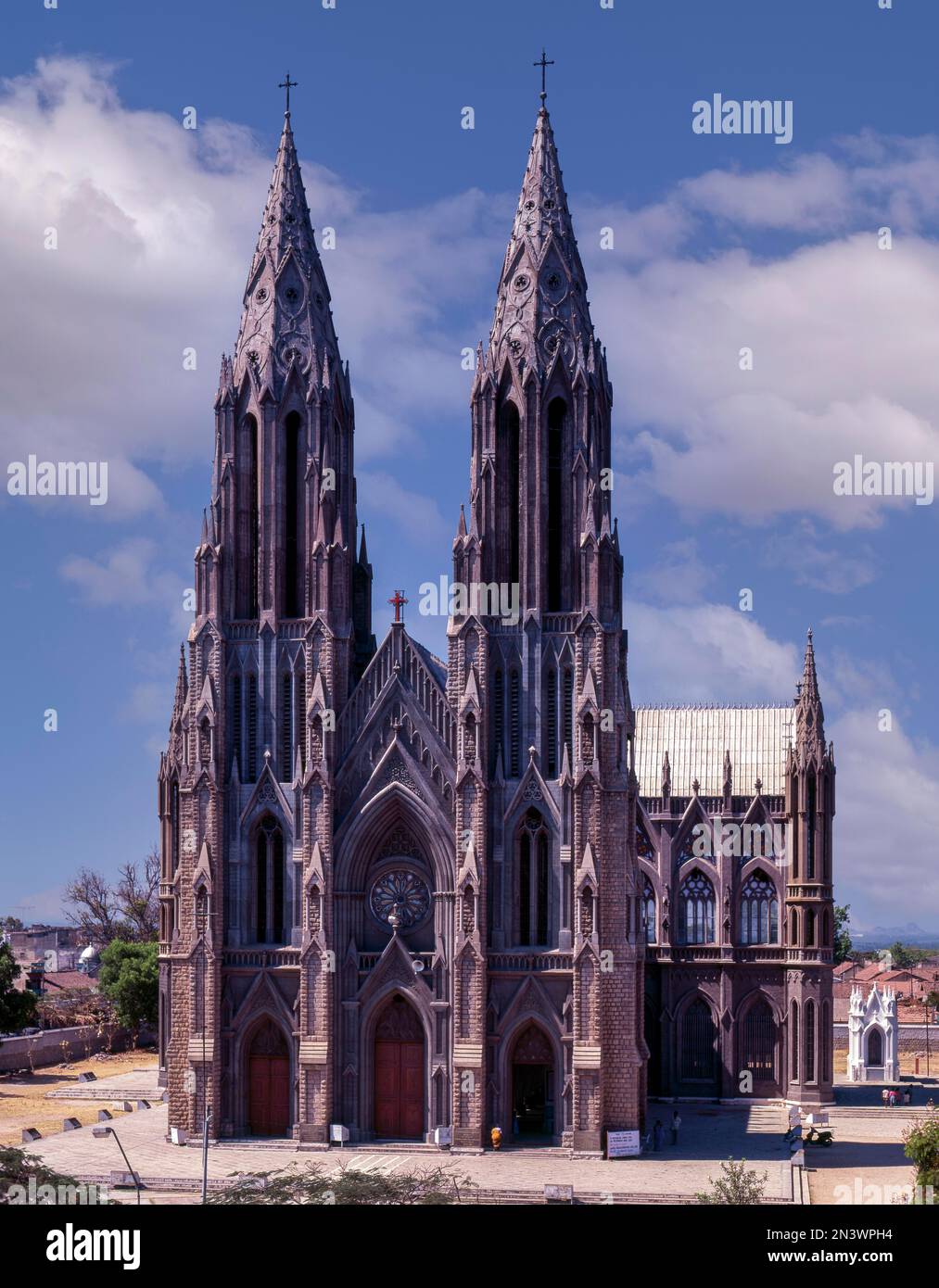 St. Philomena's Cathedral, Catholic church constructed in 1936 using a ...
